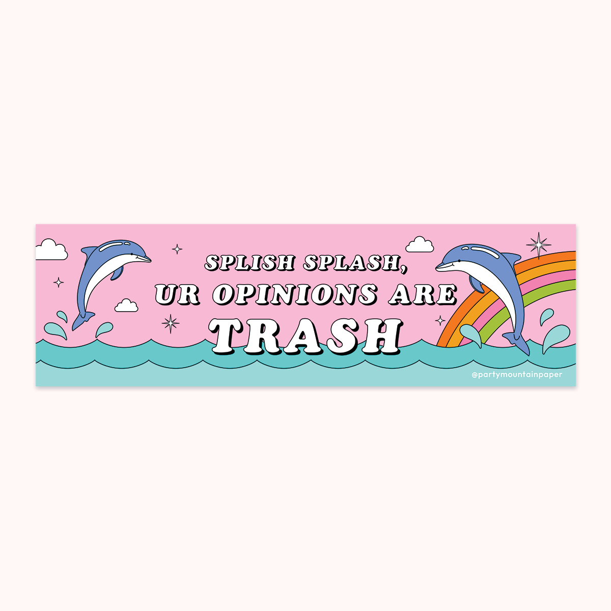 Splish Splash Bumper Sticker – Cocodrie Collective
