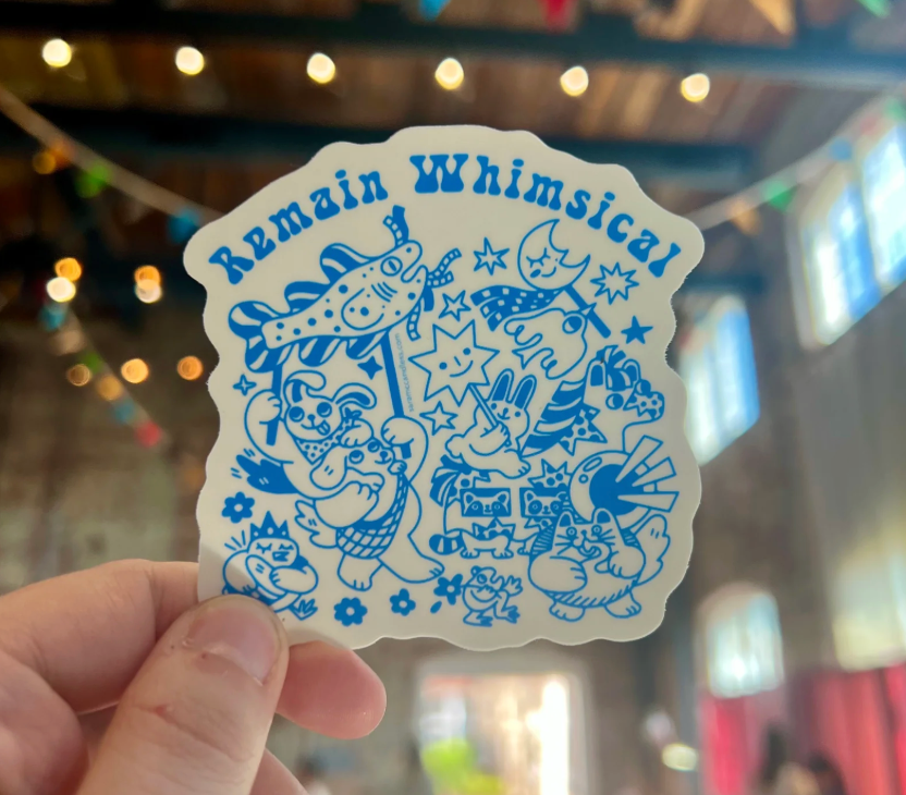 Remain Whimsical Sticker – Cocodrie Collective